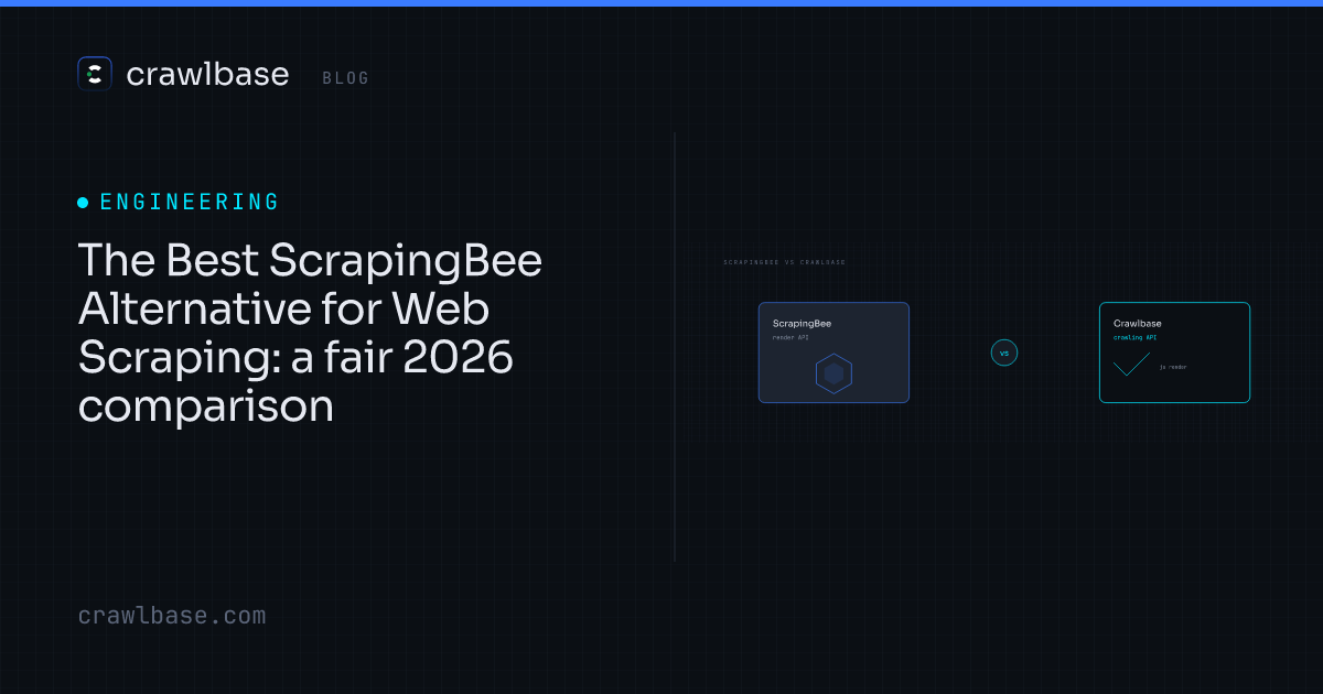 Best ScrapingBee Alternative for Scraping · Crawlbase Blog