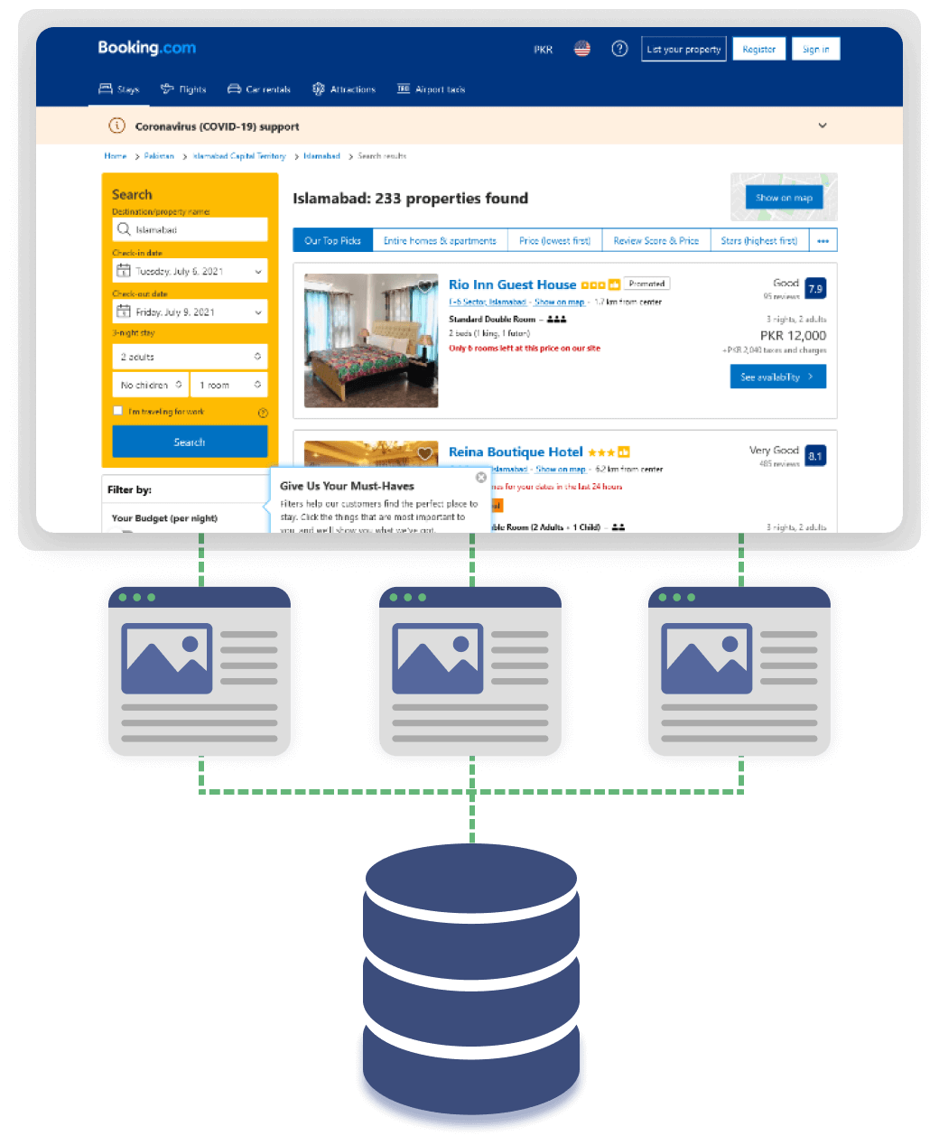 Extract Booking.com Data | Crawlbase