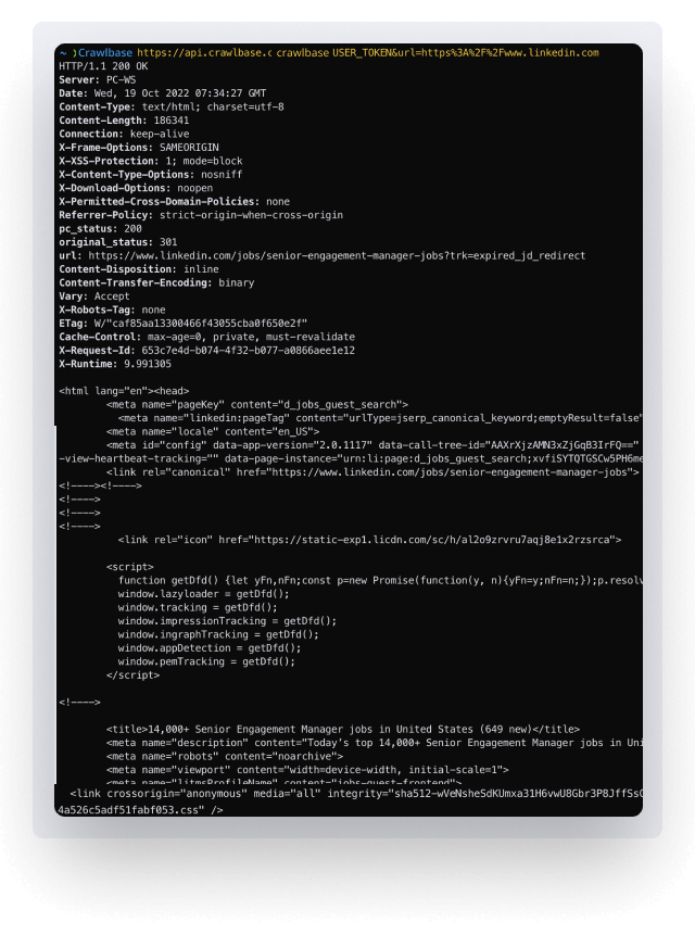 LinkedIn Scraper | Crawlbase