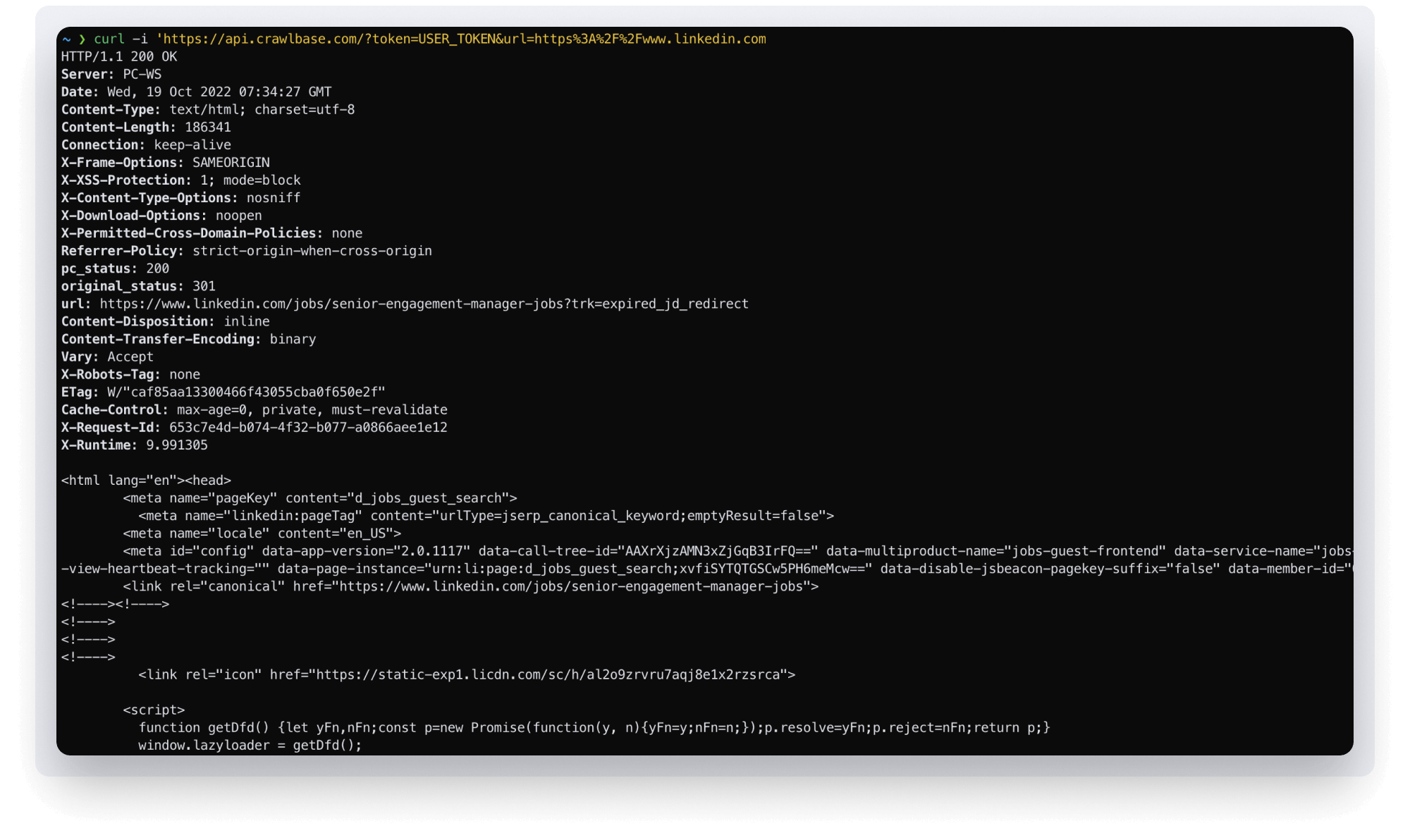 LinkedIn Scraper | Crawlbase