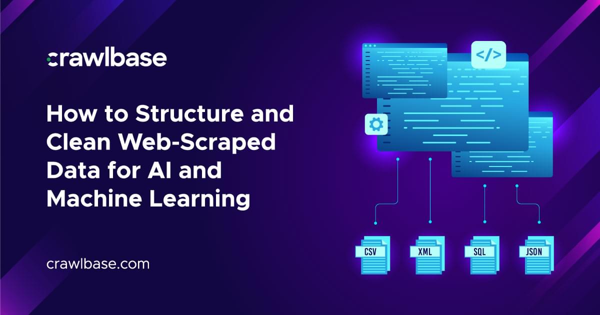 Structuring and Cleaning Web Data for AI & Machine Learning | Crawlbase
